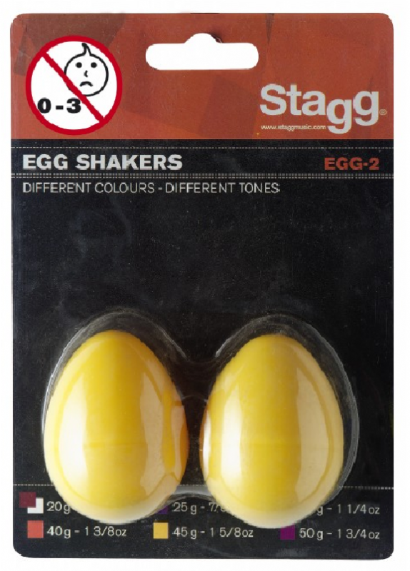 Stagg Egg-2 Shaker Egg Geel