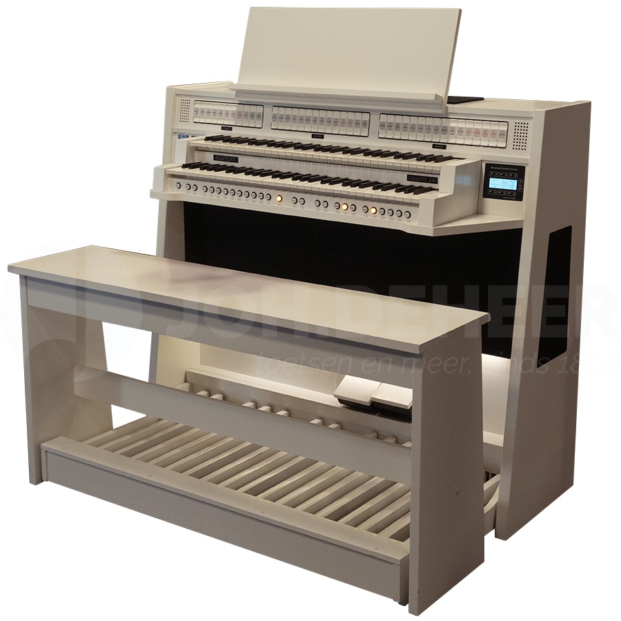 Content Celeste 236 Used Organ - White