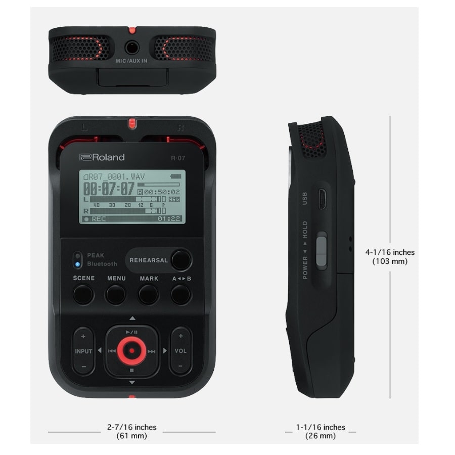 Roland R-07 Audio Recorder kaufen? - Joh.deHeer!