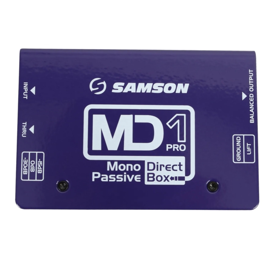 Samson S-Max MD1 Pro - Passive Mono DI